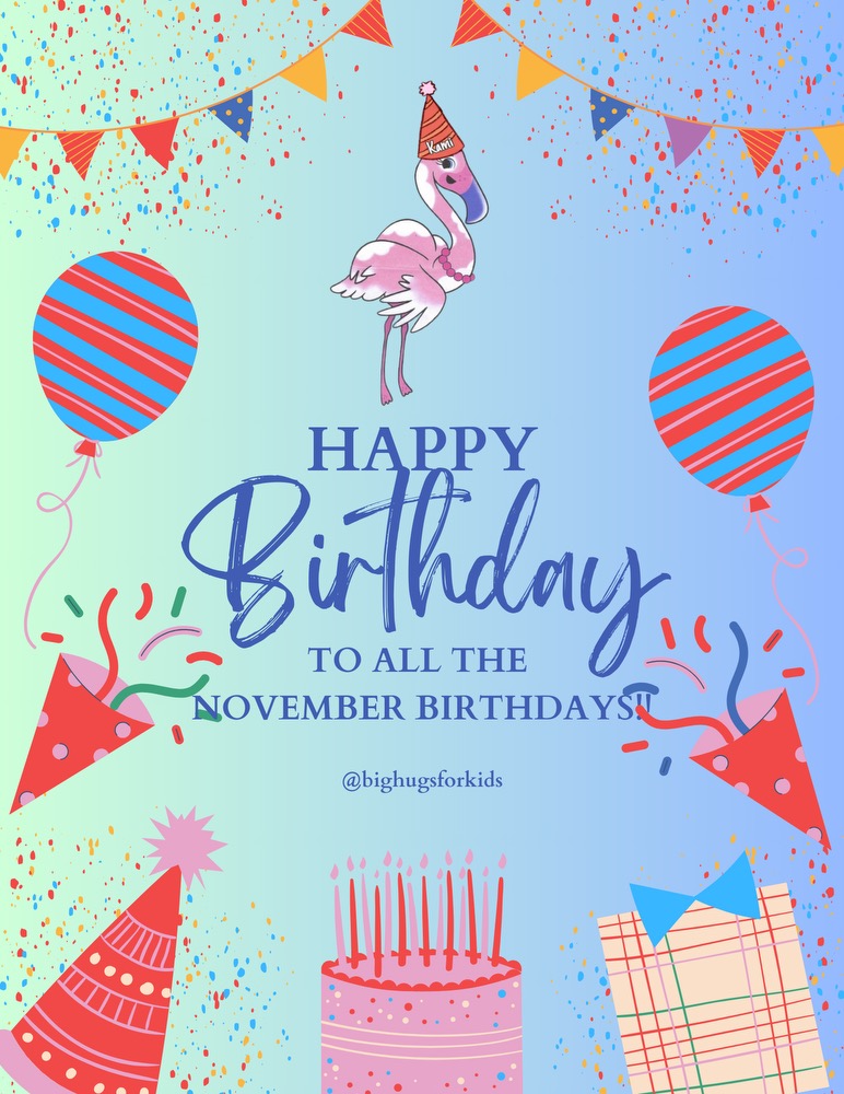November Birthdays and National Author’s Day! – Welcome to BIG HUGS for ...